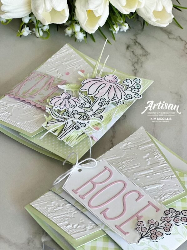 Alphabet A La Mode For A Personalized Handmade Card - Kim McGillis
