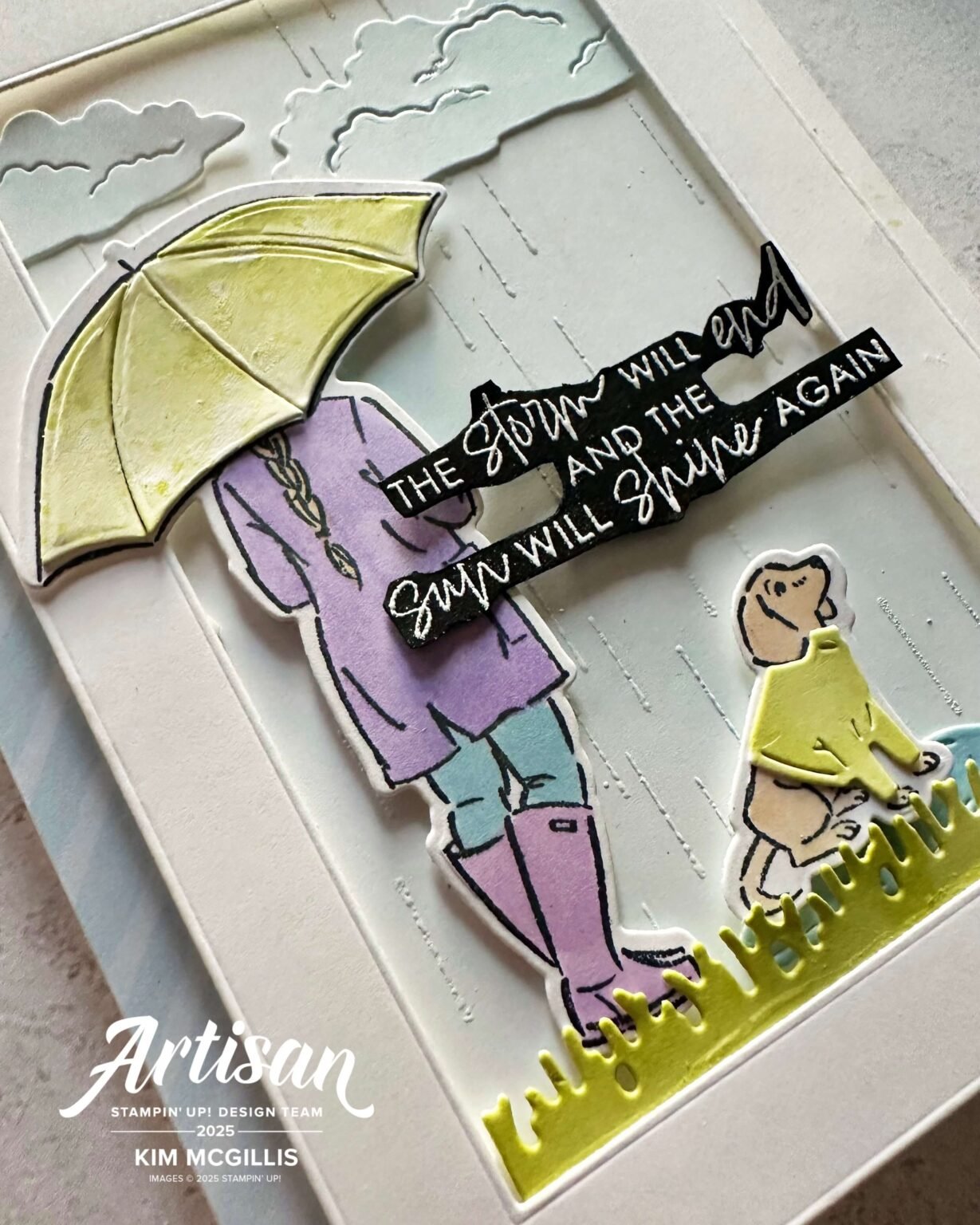 Stampin'Up!'s Umbrella Days Card - Kim McGillis