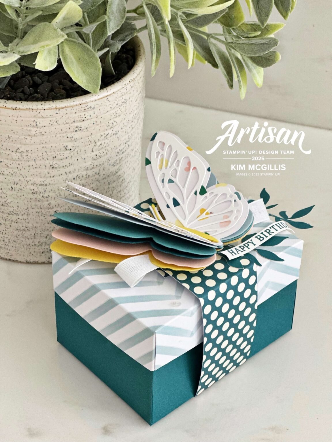 A Treat Box featuring the Make A Memory Scrapbooking Kit - Kim McGillis