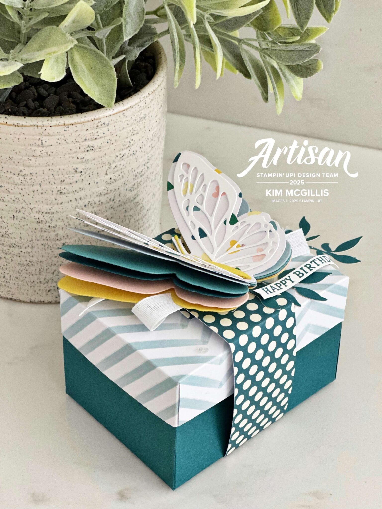 A Treat Box featuring the Make A Memory Scrapbooking Kit - Kim McGillis